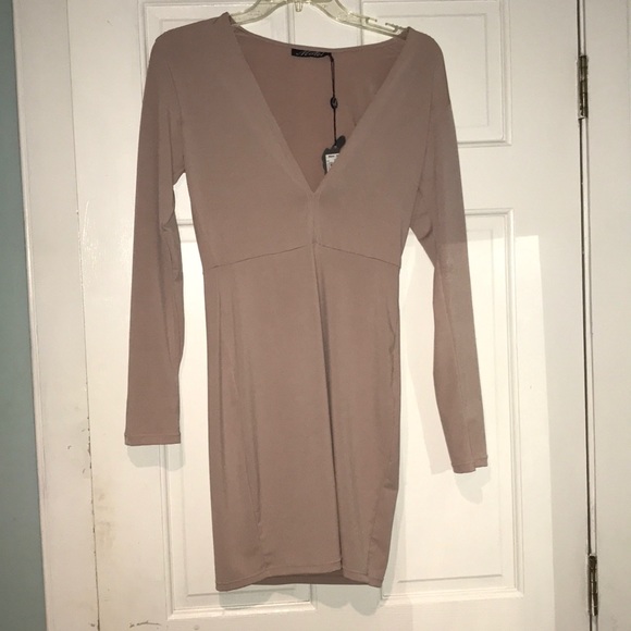 Motel - Revolve | Dresses | Bodycon Beige Dress | Poshmark